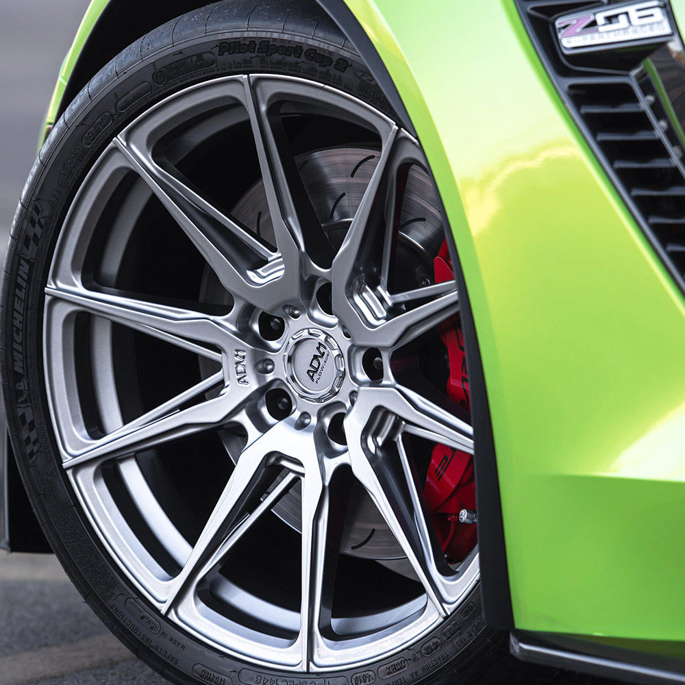 19" ADV1 ADV5.0 Silver 19x8.5 Forged Concave Wheels Rims Fits Audi C7 ...