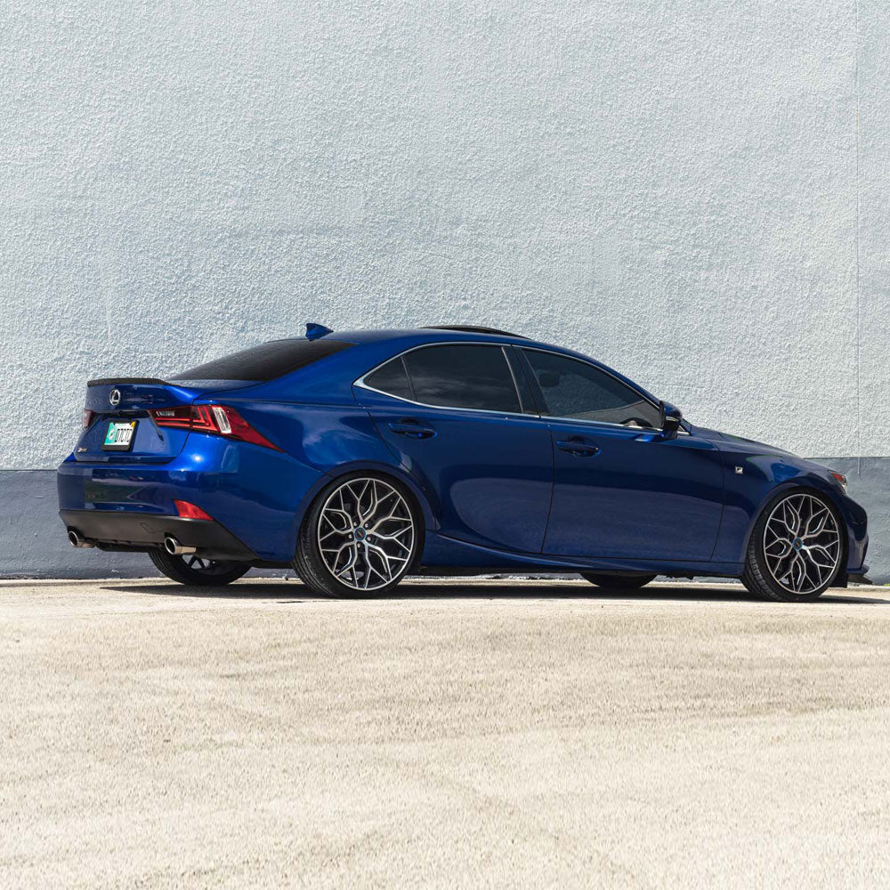 20" Vossen HF2 Black 20X9 20X10.5 1104 Concave Wheels Rims Fits Lexus ...
