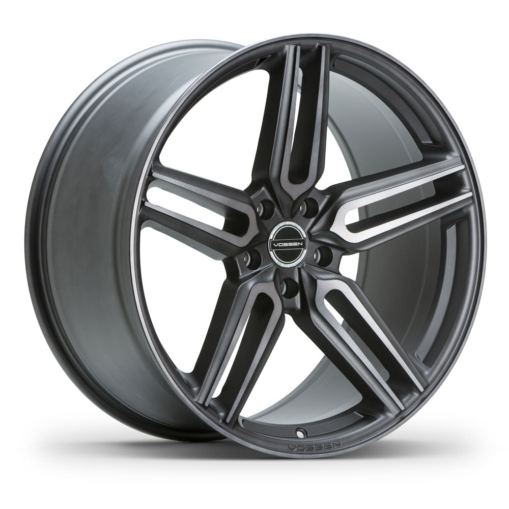 20" Vossen HF1 Grey 20x10.5 21x12 Concave Wheels Rims Fit Chevrolet Co ...